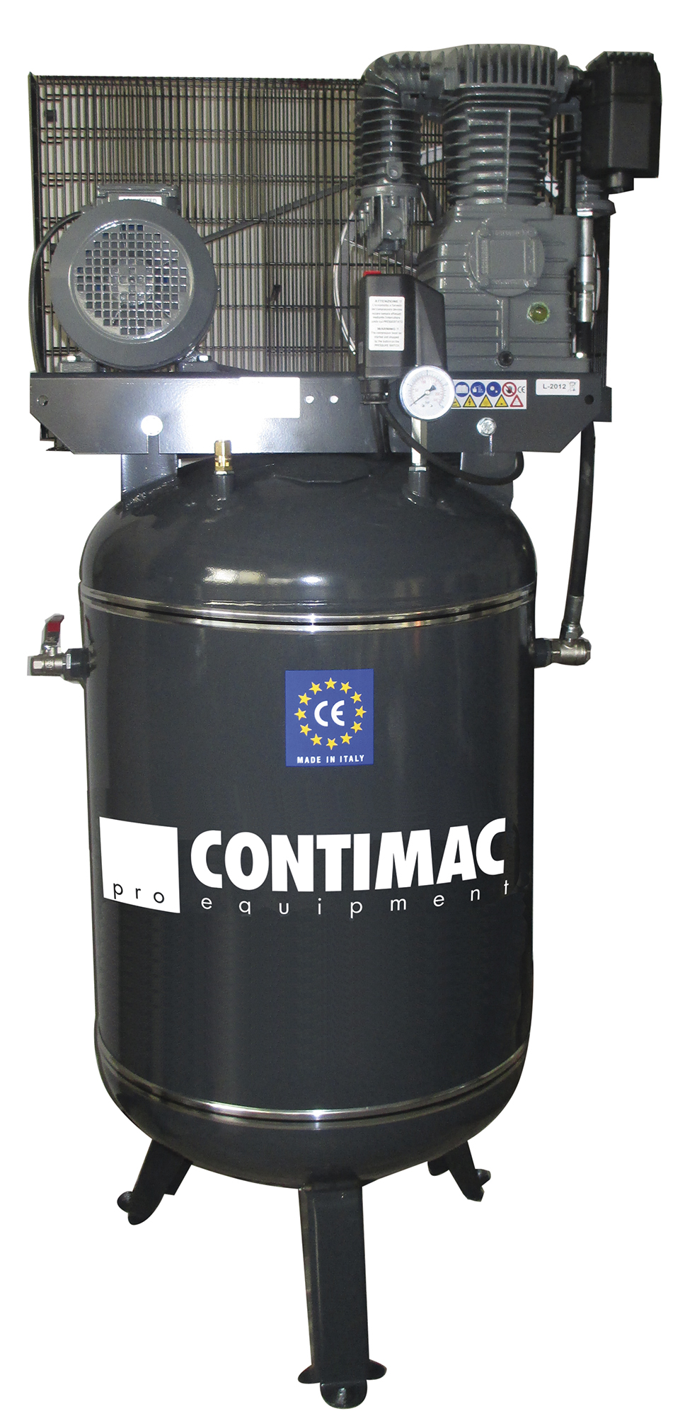 Contimac VERTICALE 705 D Compressor -5,5PK - 10 Bar- 700L/min- 200L ...