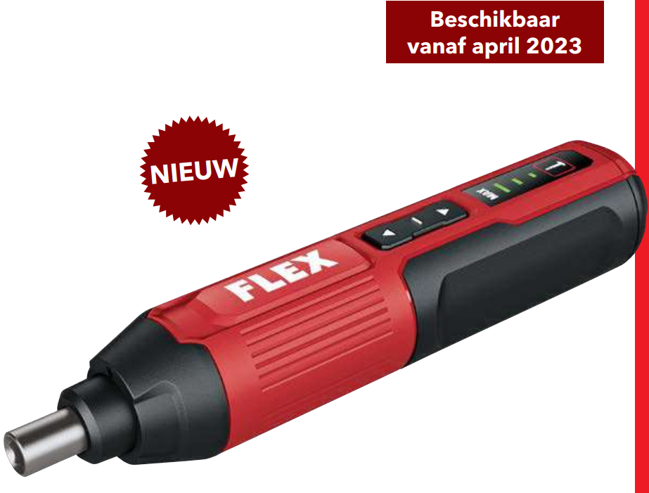 Flex Accu Schroevendraaier Recht 4 0 Volt Nu Pre Order Levering Medio