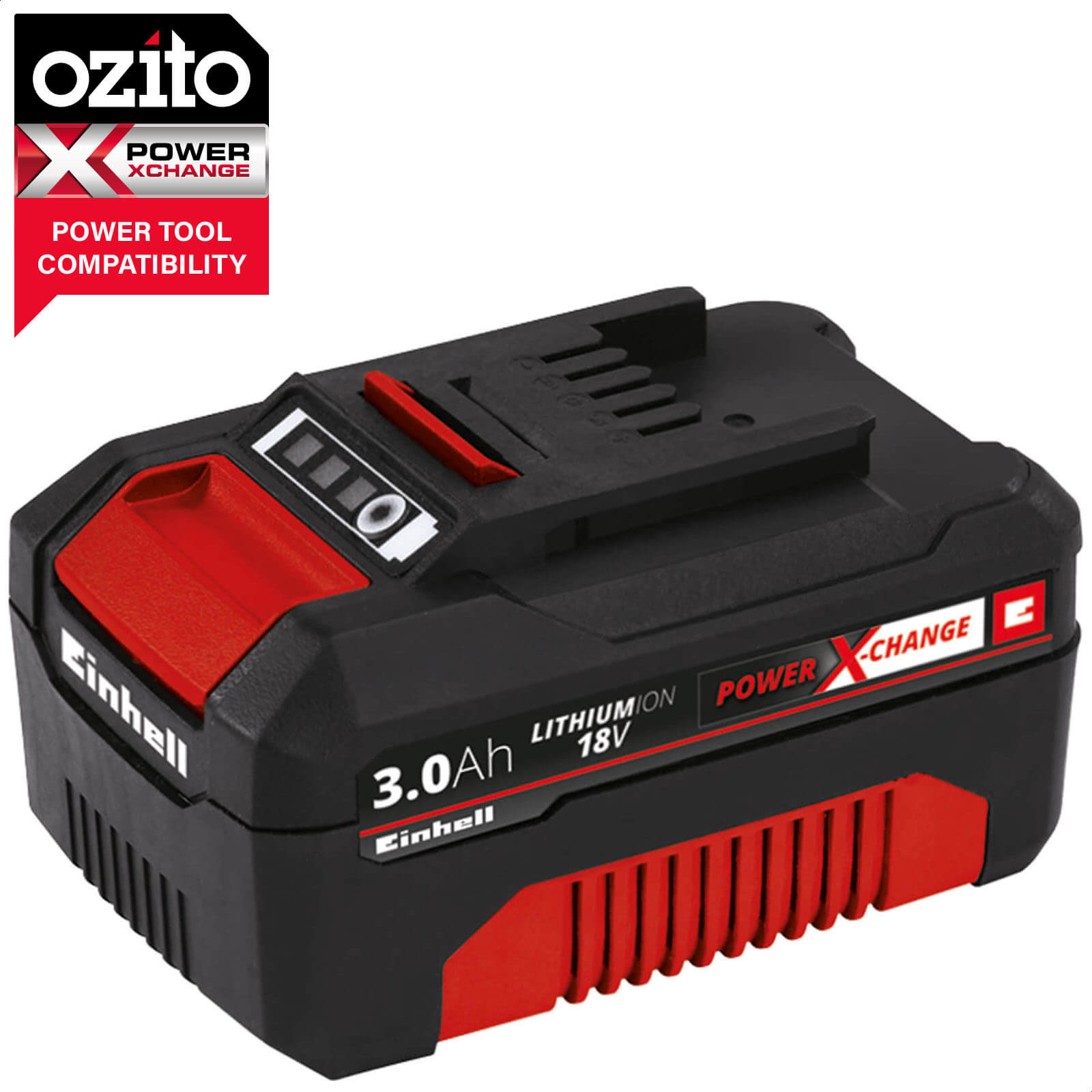 Einhell Genuine Power X-change 18v Cordless Li-ion Battery 3ah 3ah ...
