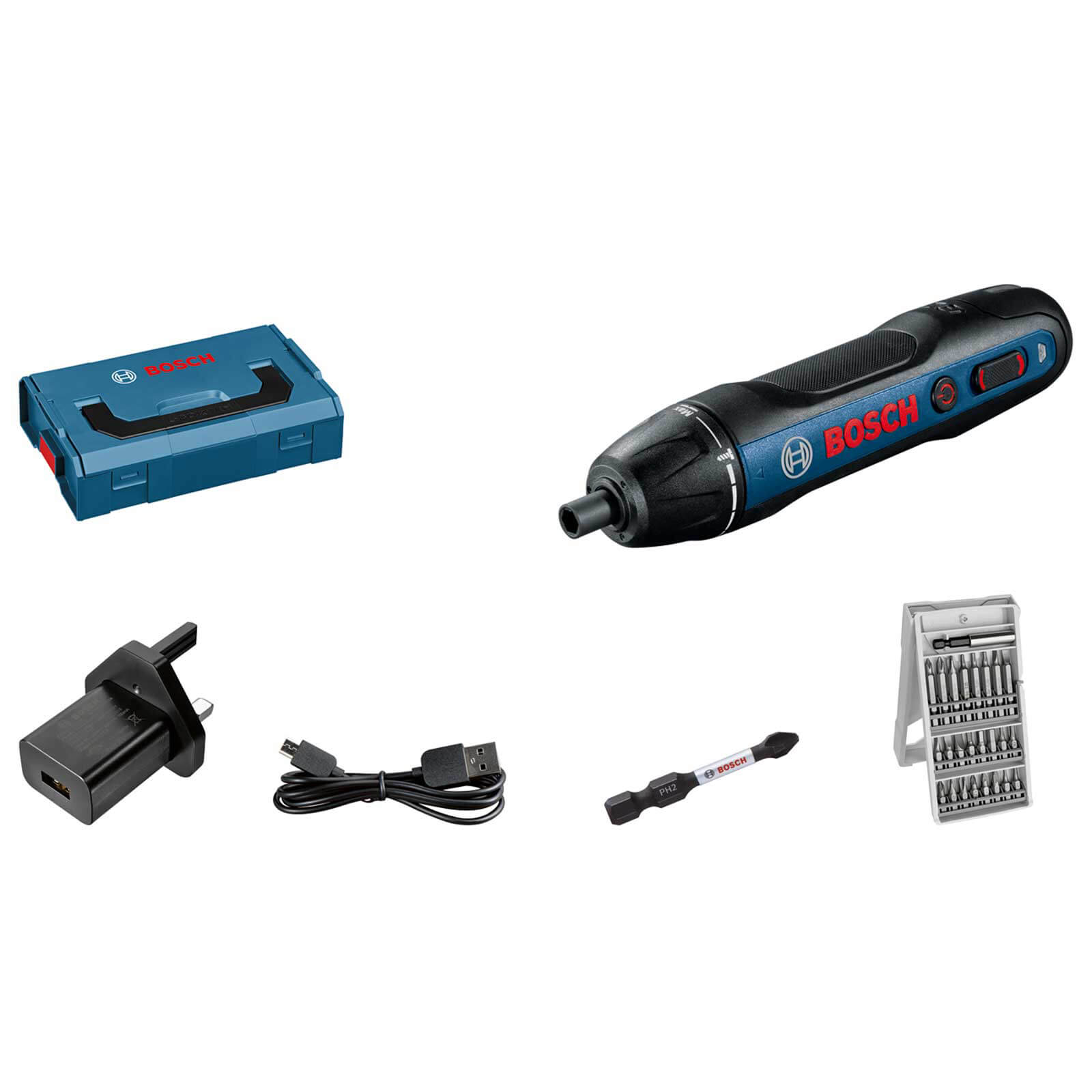 Bosch Go 3.6v Cordless Screwdriver 1 X 1.5ah Integrated Li-ion Charger ...