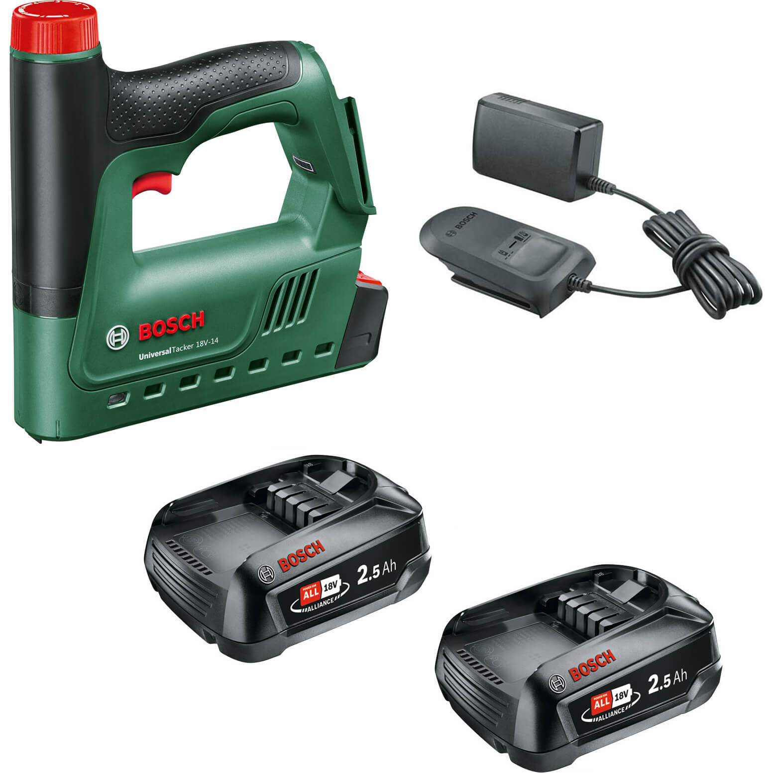Bosch Universal Tacker 18v-14 P4a 18v Cordless Nail Tacker And Stapler ...