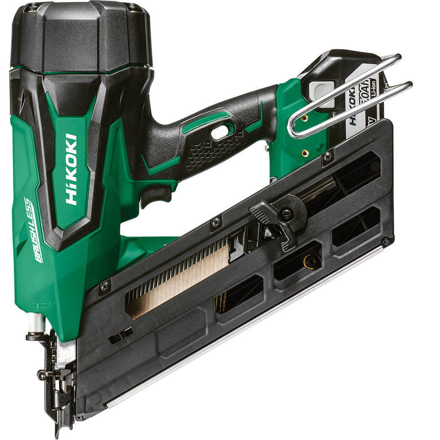 Hikoki Nr1890dbcl Brushless Framing Nailer Gun 2 X 5ah Li-ion Charger ...