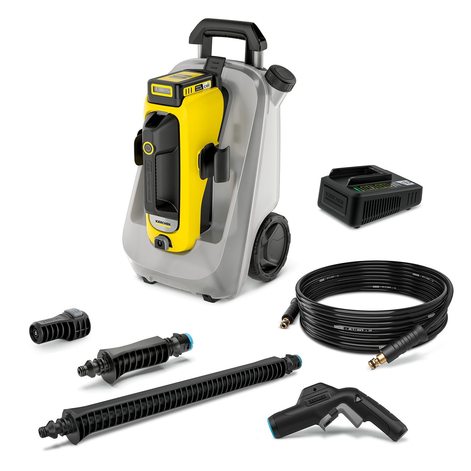 Karcher Oc 6-18 Premium 18v Cordless Pressure Washer 24 Bar 1 X 2.5ah ...