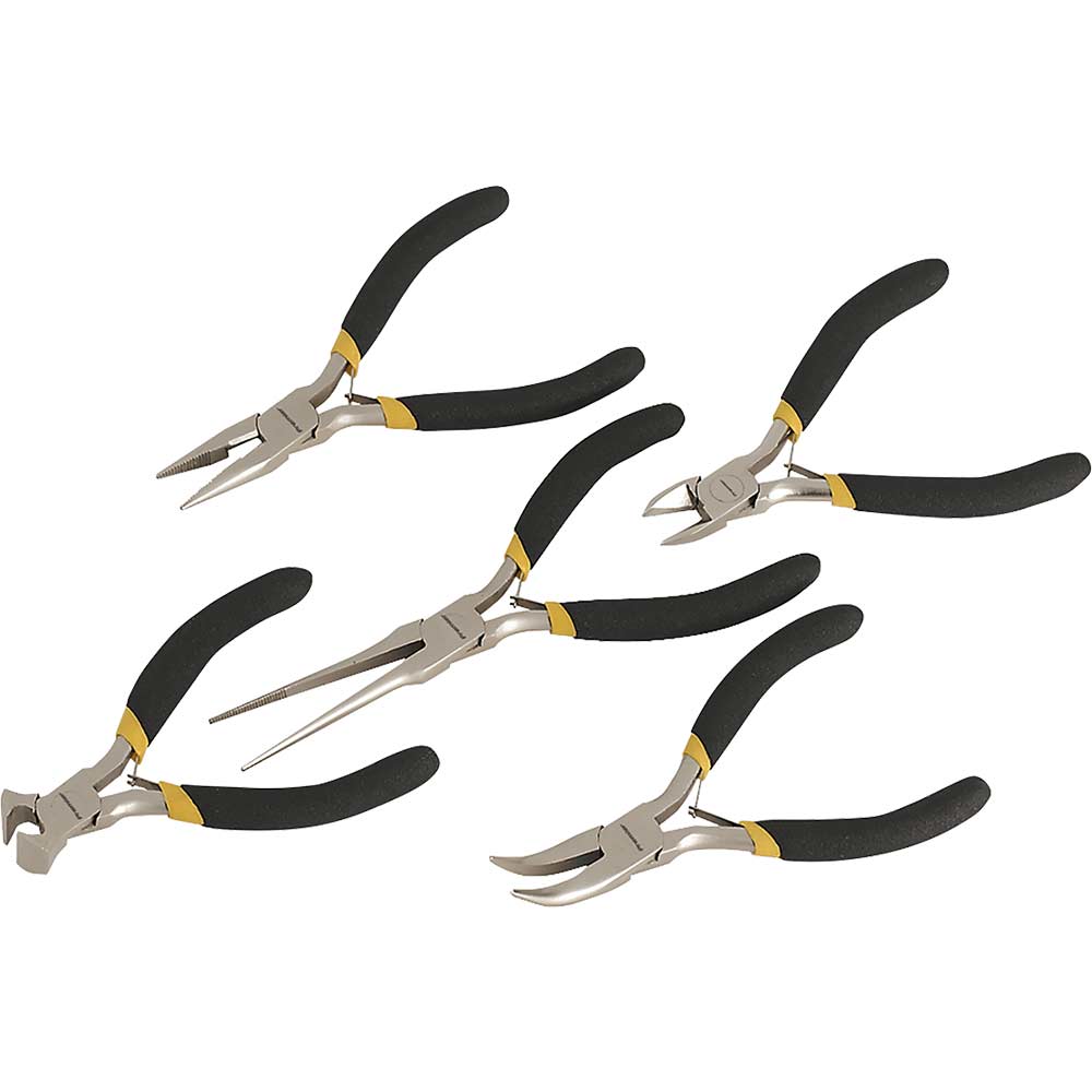 Sealey 5 Piece Mini Plier Set - Pilgrim Tools